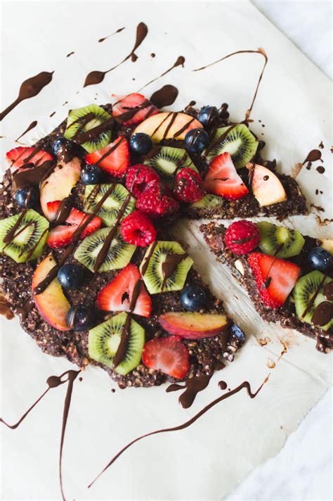 Pizza Aux Fruits Sans Cuisson Alex Cuisine