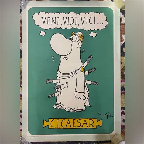 Art Vtg 1969 Vittorio Vighi La Lupa Veni Vidi Vici Cj Caesar Rome
