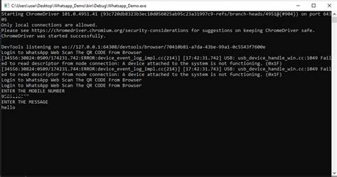 Automation Whatsapp With Selenium C
