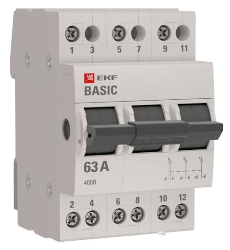 Переключатель трехпозиционный EKF 3п 63А Basic tps-3-63 — купить в ...