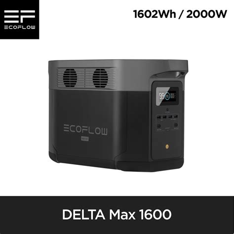 Ecoflow Delta Max 1600 Portable Power Station 1612wh2000w แบตเตอรี่
