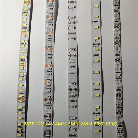 定制发光二极管条2835 3528 5050硬光条4毫米5毫米8毫米10毫米37v 5v 6v 12v 24v 30 240发光二极管灯