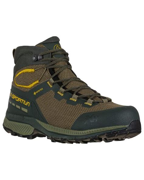 La Sportiva Rubber Tx Hike Mid Gtx In Gray Black For Men Lyst