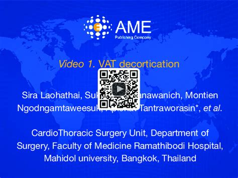 Vat Decortication 19 Vat Video Assisted Thoracoscopic Available Download Scientific