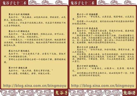 鬼谷子七十二术原文译文值得终身研读 成语词句网