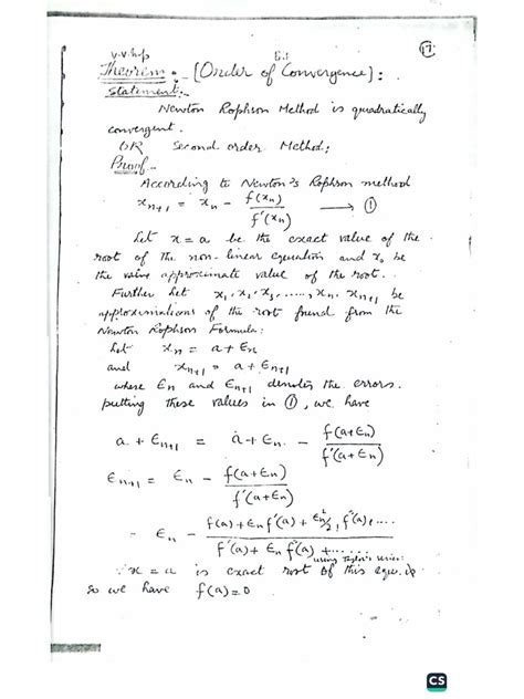 newton raphson method pdf