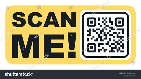 Scan Me Icon Qr Code Symbol Stock Vector Royalty Free 2258248283