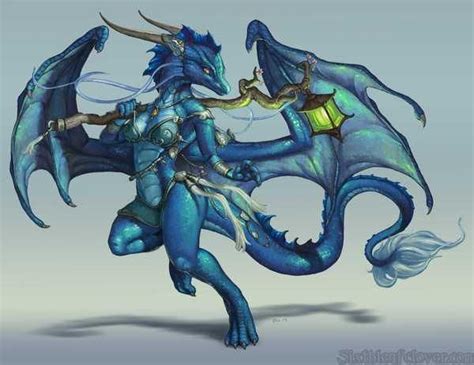 Iced Dragoness Large Dragon Art Furry Art Anthro Dragon