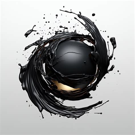 75 000 Black Ink Ball Pictures