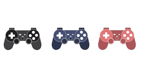 Premium Vector Gamepad Game Controller Or Joystick Icon Flat Design