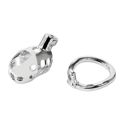 Male Cock Cage Chastity Device Ternence Aluminum Alloy Chastity Cage Lightweight Adult Sex Toy
