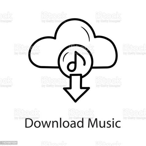 ダウンロード 音楽アウトラインアイコン デザインイラスト白い背景に音楽記号 Eps 10 ファイル つながりのベクターアート素材や画像を