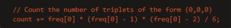 Count The Triplets Naukri Code