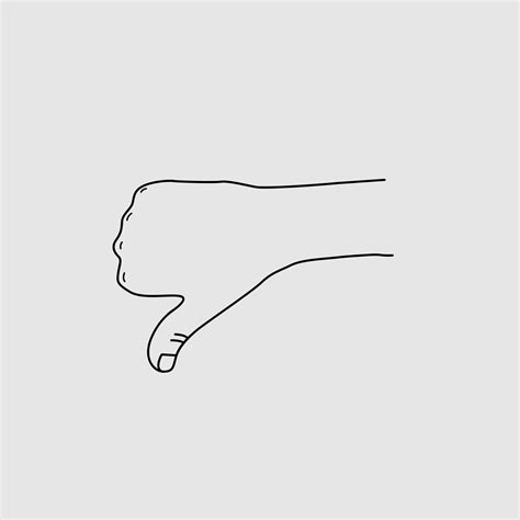 Hand Gesture Loser Illustration Design 5242451 Vector Art At Vecteezy