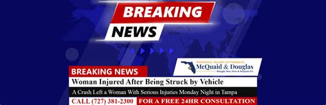10 24 24 Woman Critically Injured After Being Struck By Vehicle In Tampa