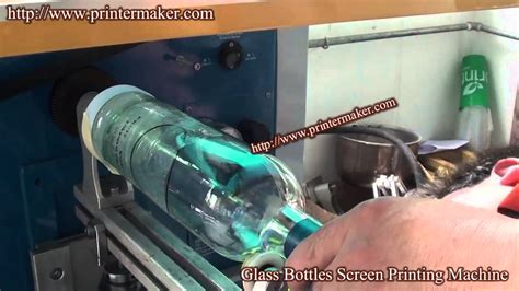 Beer Glass Printing Machines,How to Screen Printing Glass Bottles - YouTube