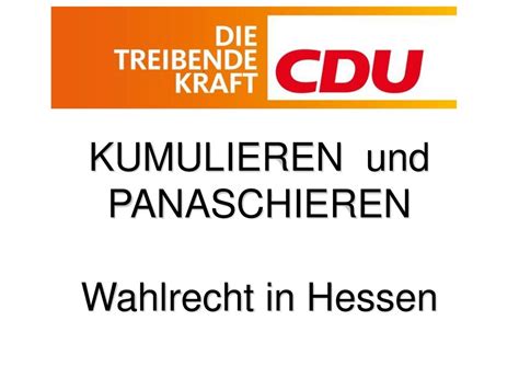 KUMULIEREN Und PANASCHIEREN Ppt Herunterladen