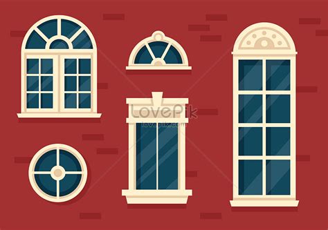 문과 창문 그림 일러스트 무료 다운로드 Lovepik