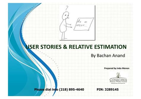 user stories and relative estimation ppt