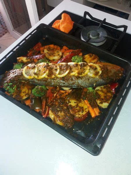 Recette Poisson au four à la Marocaine