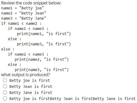 Solved Which Line In The Following Program Is A Comment