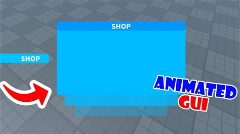 How To Make An Animated Gui Tween Gui Roblox Studio Youtube