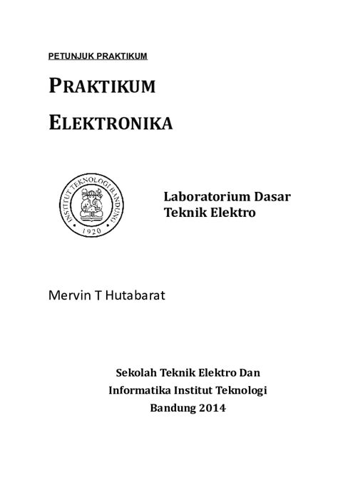 Doc Modul 1 Praktikum Elektronika I