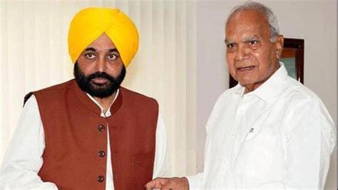 Punjab Guv Cancels Cm Bhagwant Manns Special Session For Trust Vote