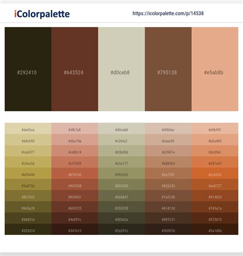1 Latest Color Schemes With Shingle Fawn And Tonys Pink Color Tone