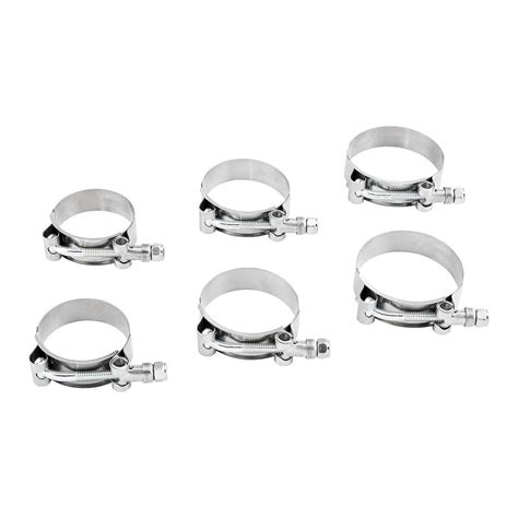 T Bolt Hose Clamp Kit 6 Piece
