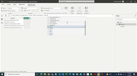 Dax Finding Text After Second Underscore In A String Power Bi Youtube