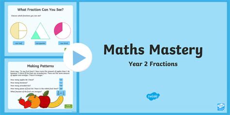 Year 2 Maths Mastery Fractions Powerpoint Teacher Made