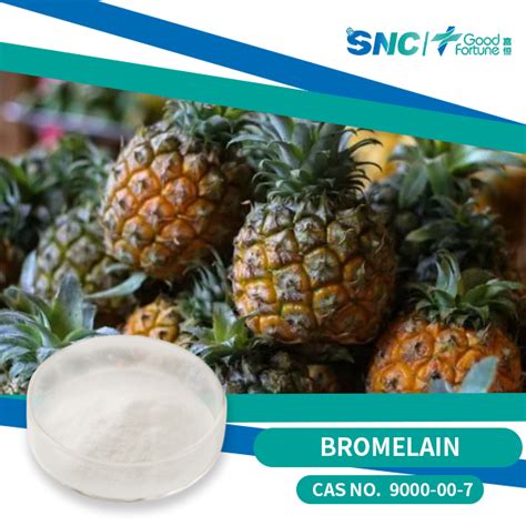 Food Additive Natural Pineapple Extract Bromelain Enzyme Bromelain Cas