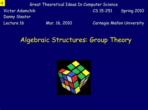 PPT Exploring Algebraic Structures Group Theory PowerPoint Presentation ID 9647916