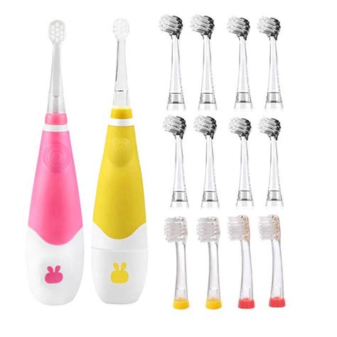 Brosse à dents électrique sonique à piles pour enfants de 3 ans et plus