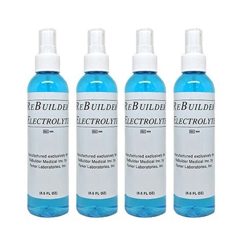 Electrolyte Conductivity Enhancer 4 X 85 Oz Bottles Rebuilder Medical
