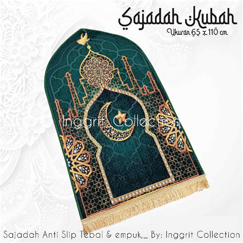 Jual Sajadah Kubah Tebal Terbaru Premium Motif Marmer Kabah Sejadah