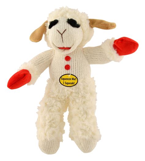 Lamb Chop Dog Toy Multipet Dog Toy Lamb Chop 6 Inch