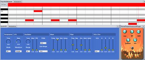 A Graph Of Wams Loaded In Jspatcher Jspatcher 9 Is An Online Visual Download Scientific