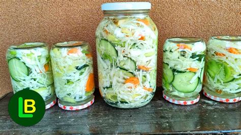 Mešana ŠARENA SALATA ZA ZIMU recept Može zeleni paradajz i YouTube