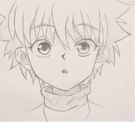 Killua Zoldyck Drawing Anime Character Drawing Easy Drawing For