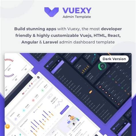 Jual Bootstrap 5 Vuexy V92 7 In 1 Admin Template Vue Laravel