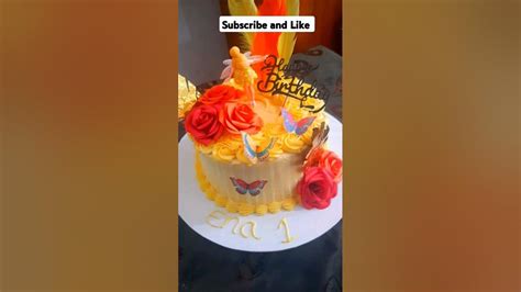 D72 Nozzel Flowers 🌼😍 D72 නොසෙල් එකෙන් ලස්සන කහ පාට රෝස මල් දාමුද 🥀💐 Birthdaycake Shorts