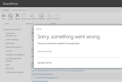 There Are No Addresses Available For This Application In Managed Metadata Wiliammbr S Blog