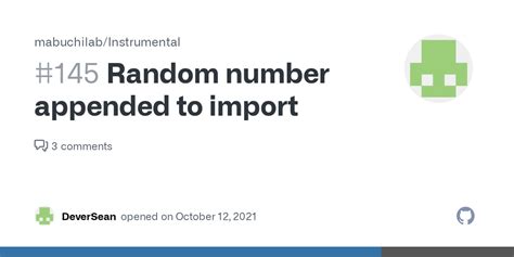 Random Number Appended To Import Issue Mabuchilab Instrumental GitHub