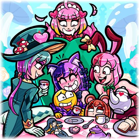 Mad Tea Party By Hooksnfangs On Deviantart