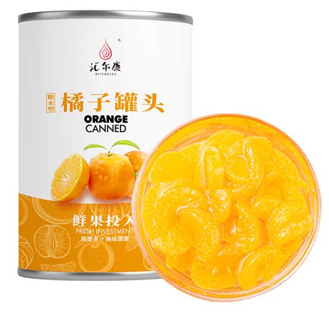 橘子罐头介绍 鲁果桔子罐头 桔子罐头的状态描述 大山谷图库