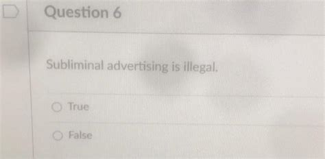 Solved Question Pts Sex Sells True F Question Chegg Com