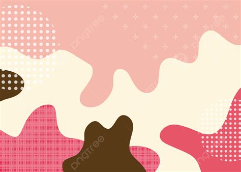 Background Latar Belakang Doodle Abstrak Berwarna Merah Muda Coklat
