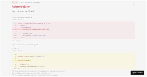 Progress Bar Default Forked Codesandbox